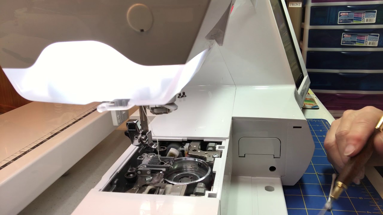 Cleaning the Bobbin Area on Your Sewing Machine. - YouTube