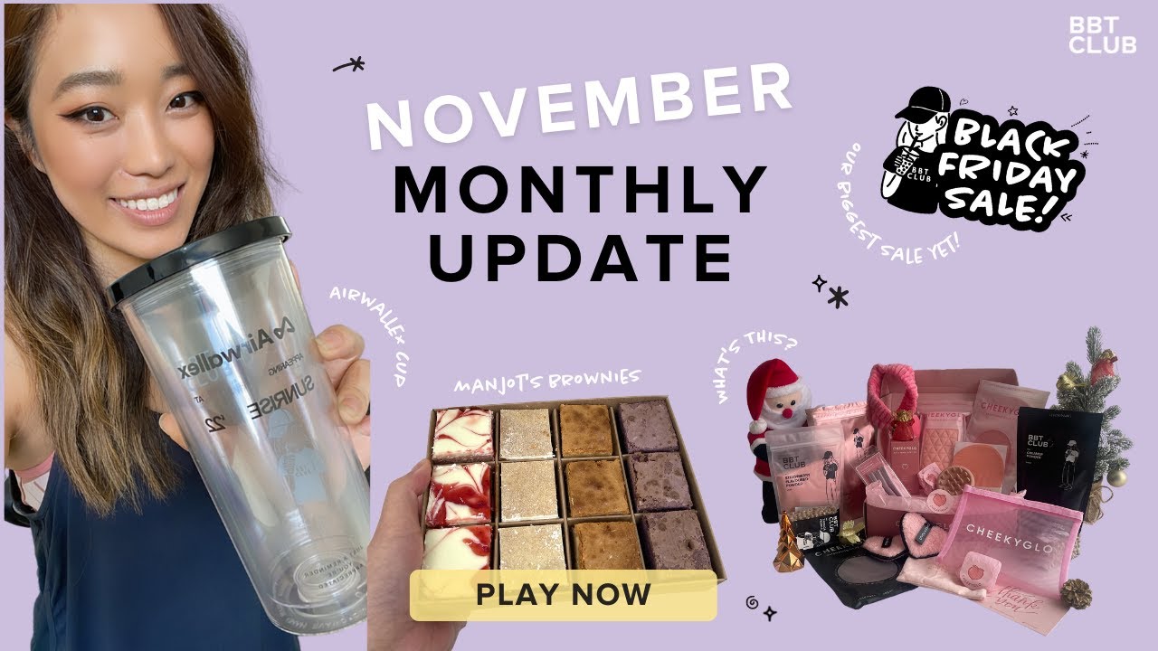 NOVEMBER MONTHLY RECAP 2022 ️ airwallex, brownies, black friday and ...