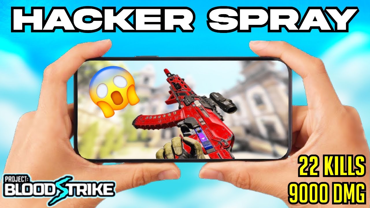BLOOD STRIKE HACKER LIKE SPRAY 22 KILL SOLO SQUAD HANDCAM GAMEPLAY ...