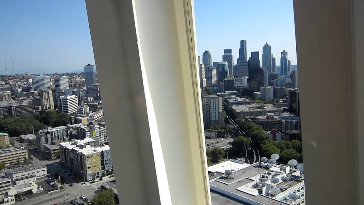 Ride up the Seattle Space Needle Elevator - YouTube