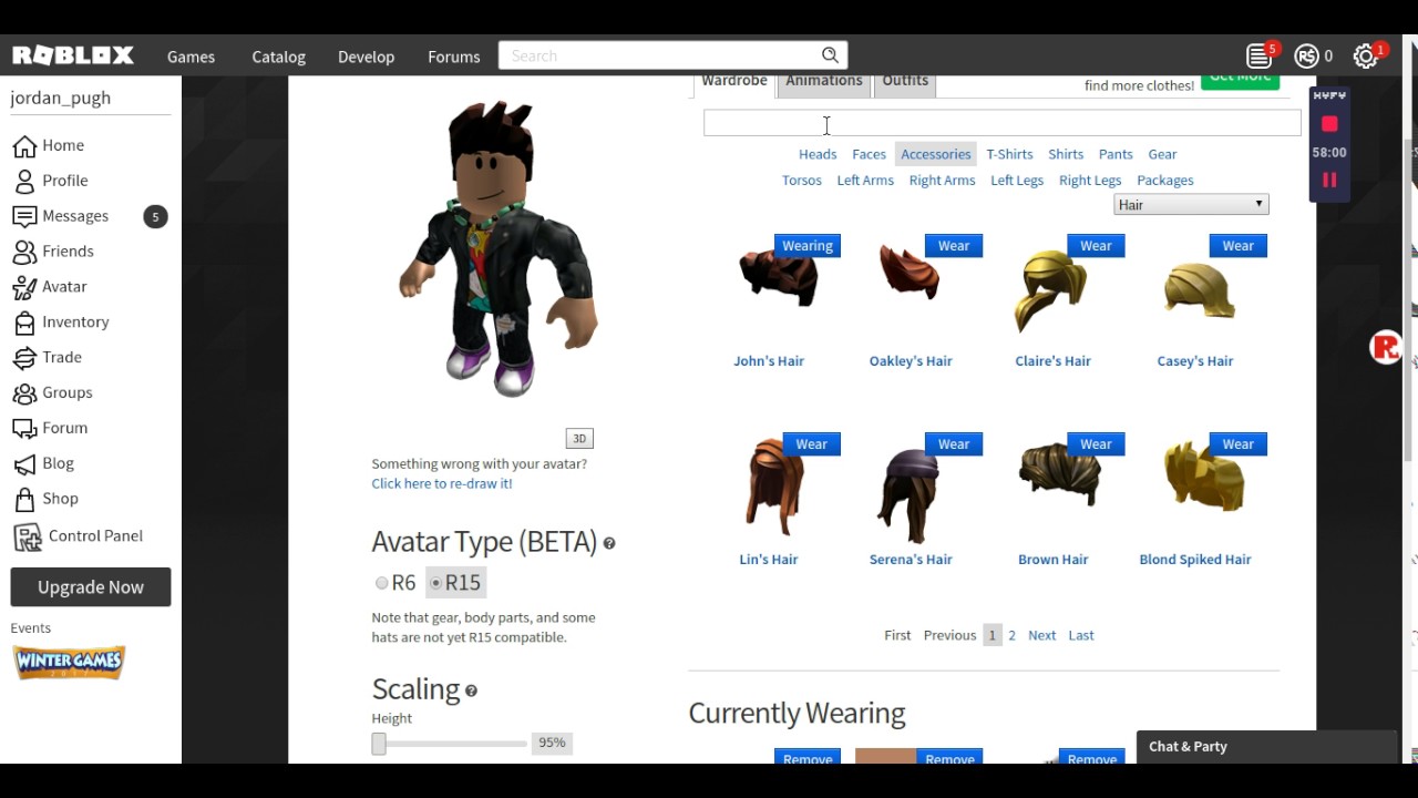 Roblox clothes changing {all roblox clothes} - YouTube