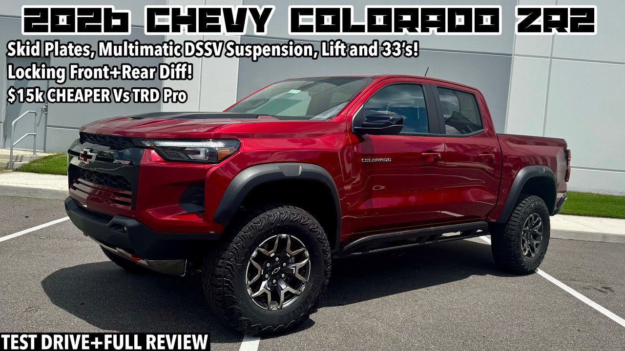 2026 Chevy Colorado ZR2: TEST DRIVE+FULL REVIEW - YouTube