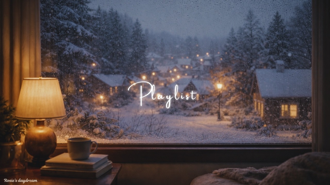 A Snowy Winter Night | Calm Background Music for Quiet Evenings by ...