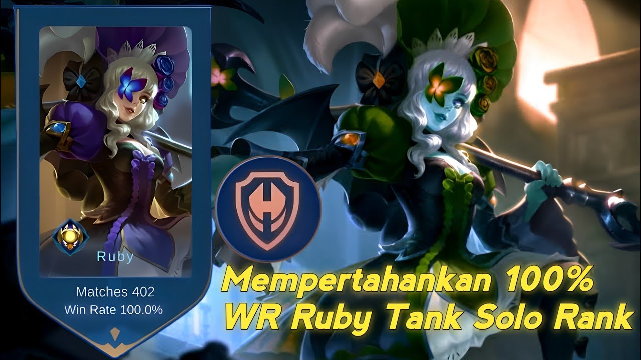 Mempertahankan 100% Winrate Ruby Tank Solo Rank!! Satu Tim Kebantai! - YouTube