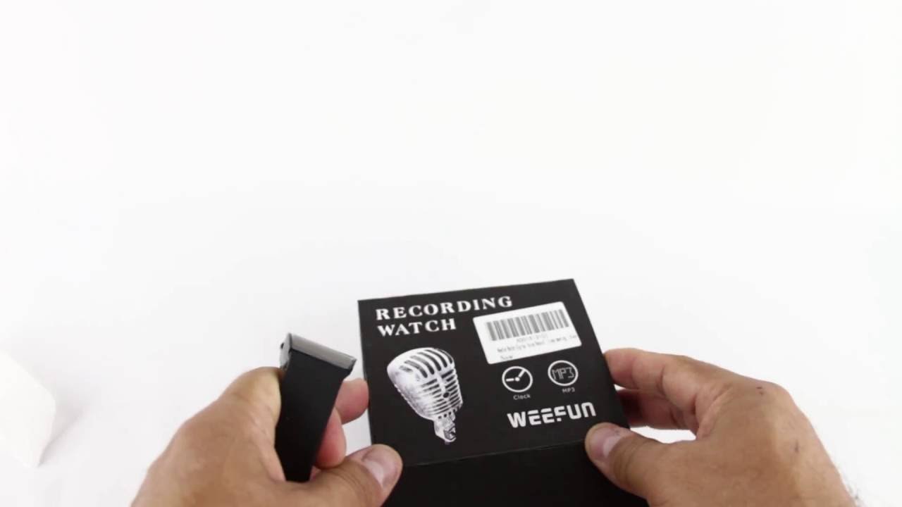 Review and How to of WEEFUN Digital Voice Recorder Watch and MP3 Player ...