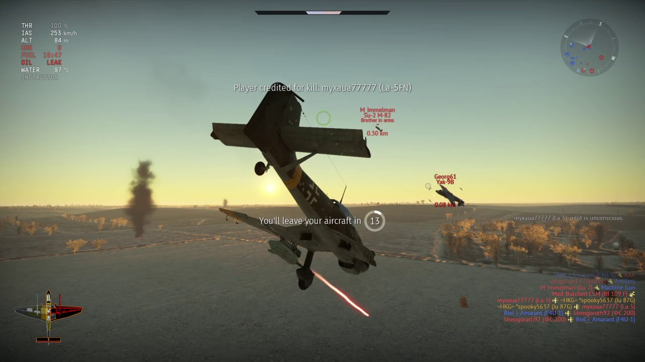 War Thunder stuka gunner ftw - YouTube