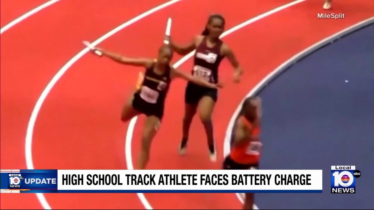 Track athlete facing battery charges after video shows teen being ...