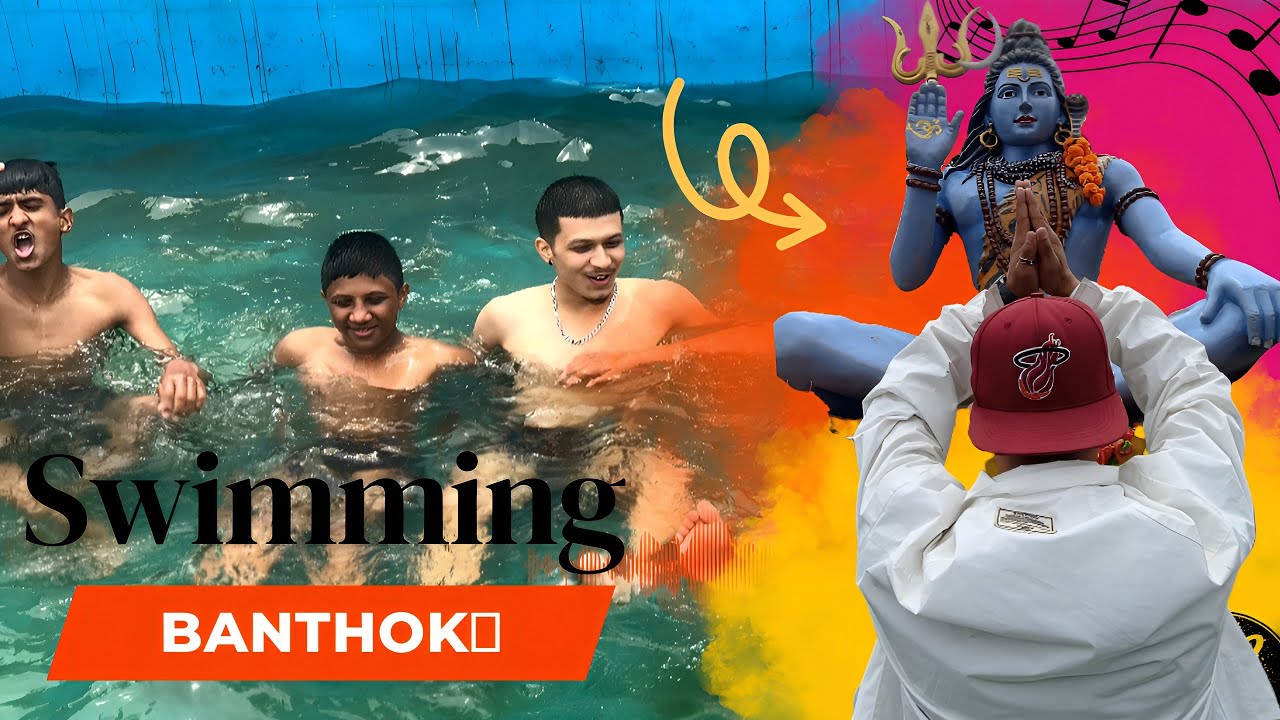WOW ️ Banthok Shiva statue and Swimming pool 🔥 ️ - YouTube