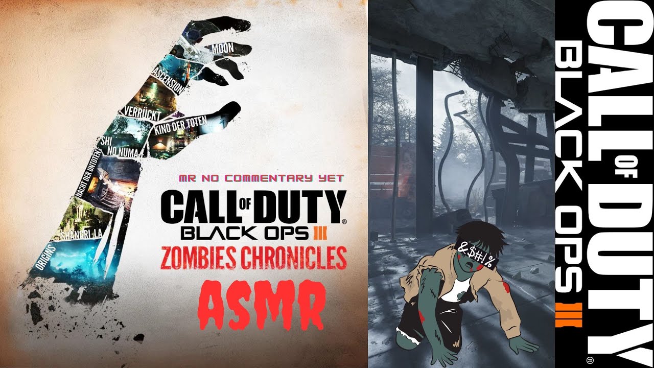 ASMR COD ZOMBIES- FALL ASLEEP TO ZOMBIE FOOSTEPS UNEDITED NO COMMENTART ...