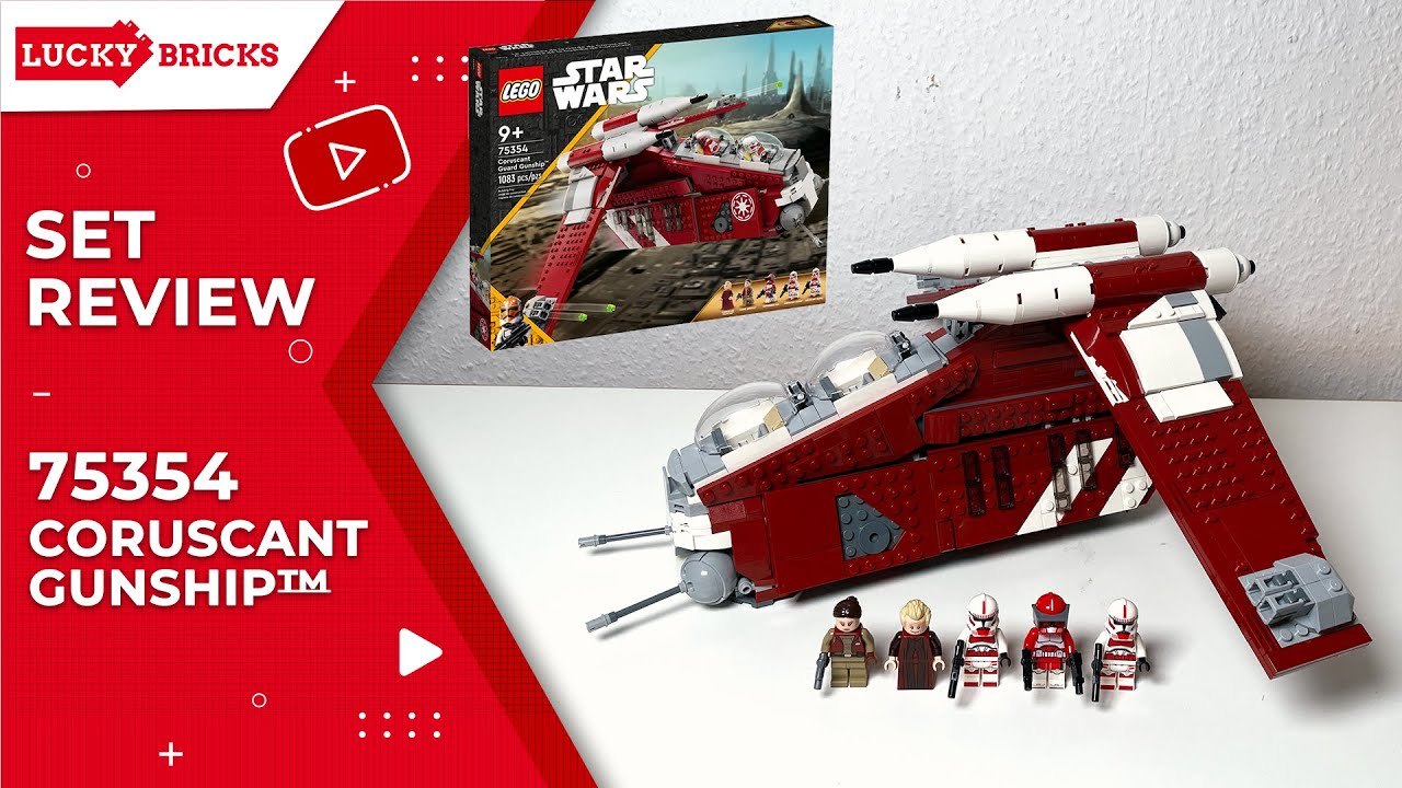 Endlich wieder ein Gunship, aber mit Schwächen. Review LEGO SW - 75354 ...