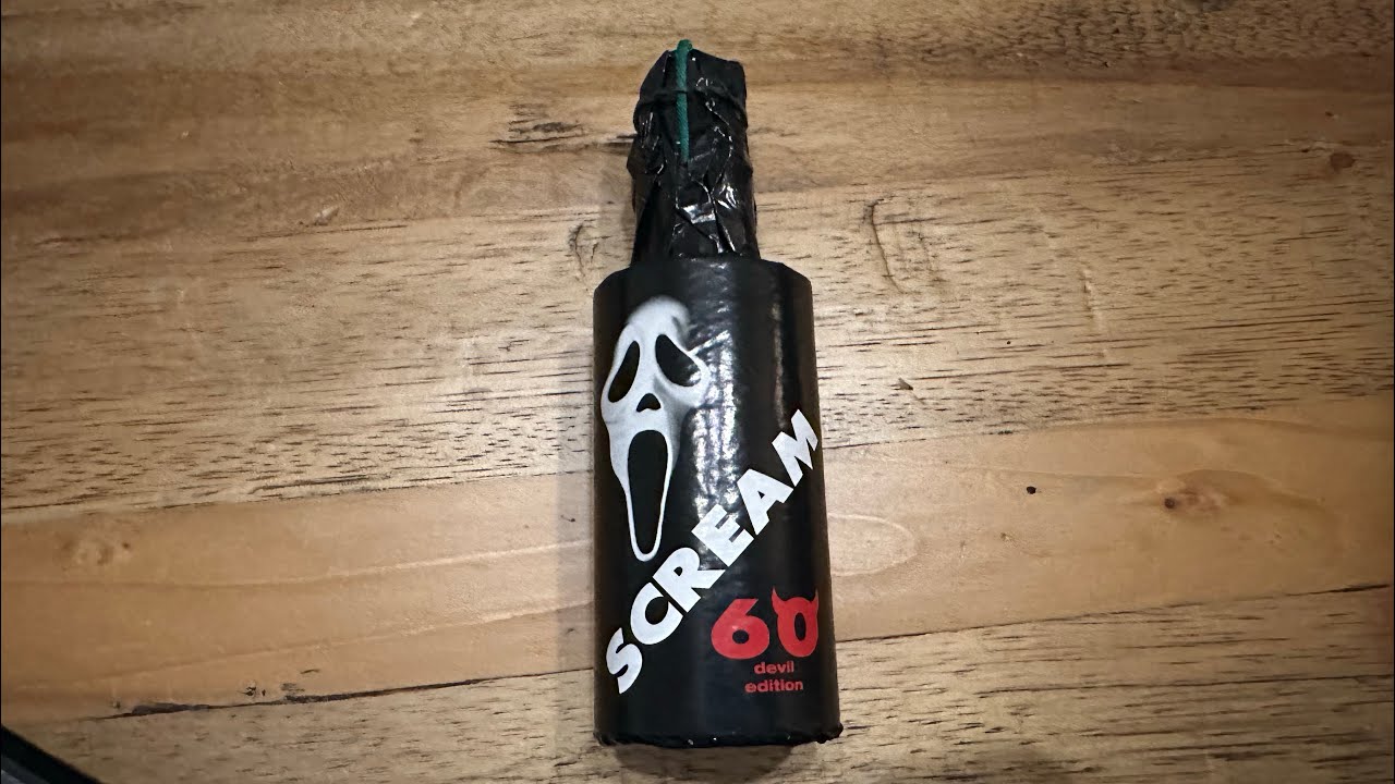 Scream 60 Devil Edition 60 grams kanonslag - YouTube
