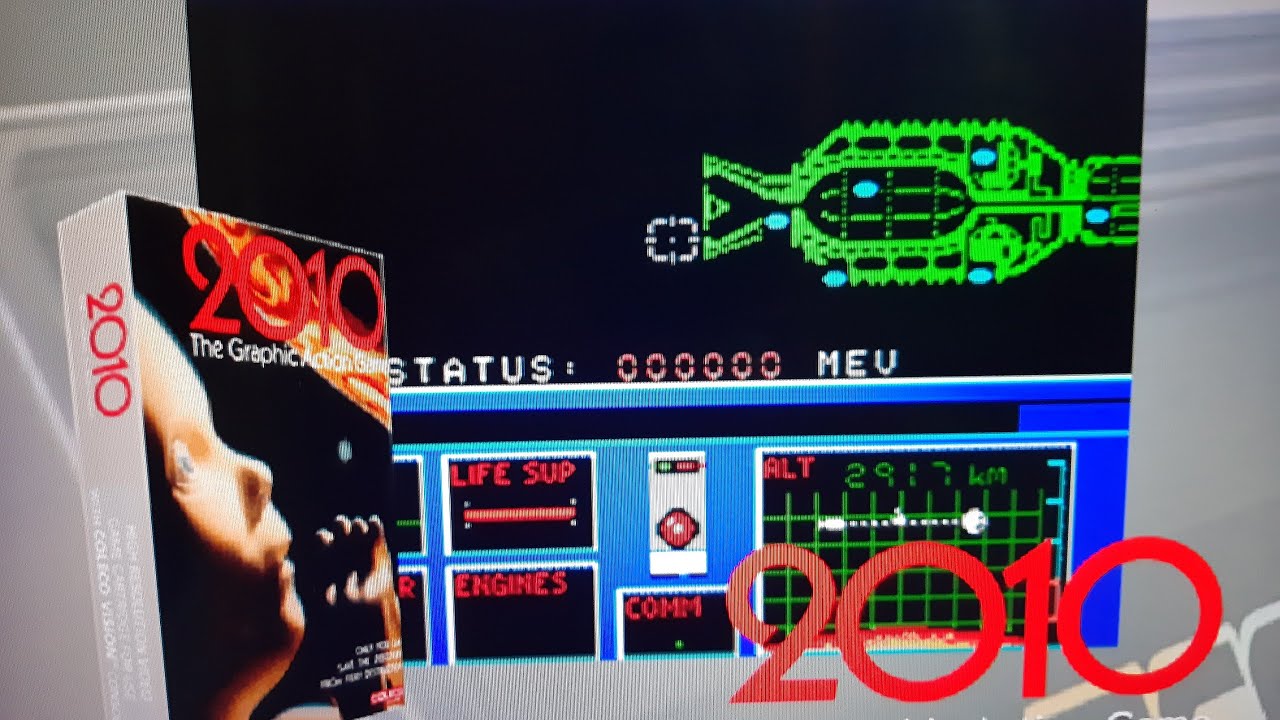 2010 THE GRAPHIC ACTION GAME (O JOGO DE AÇÃO GRÁFICA) COLECOVISION ...