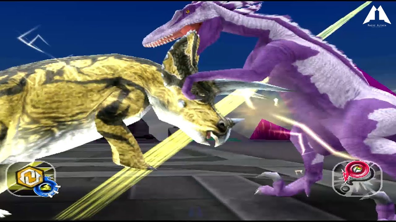 Dinosaur King Awaken Super Torosaurus X Triceratops 恐竜キング VS Space ...