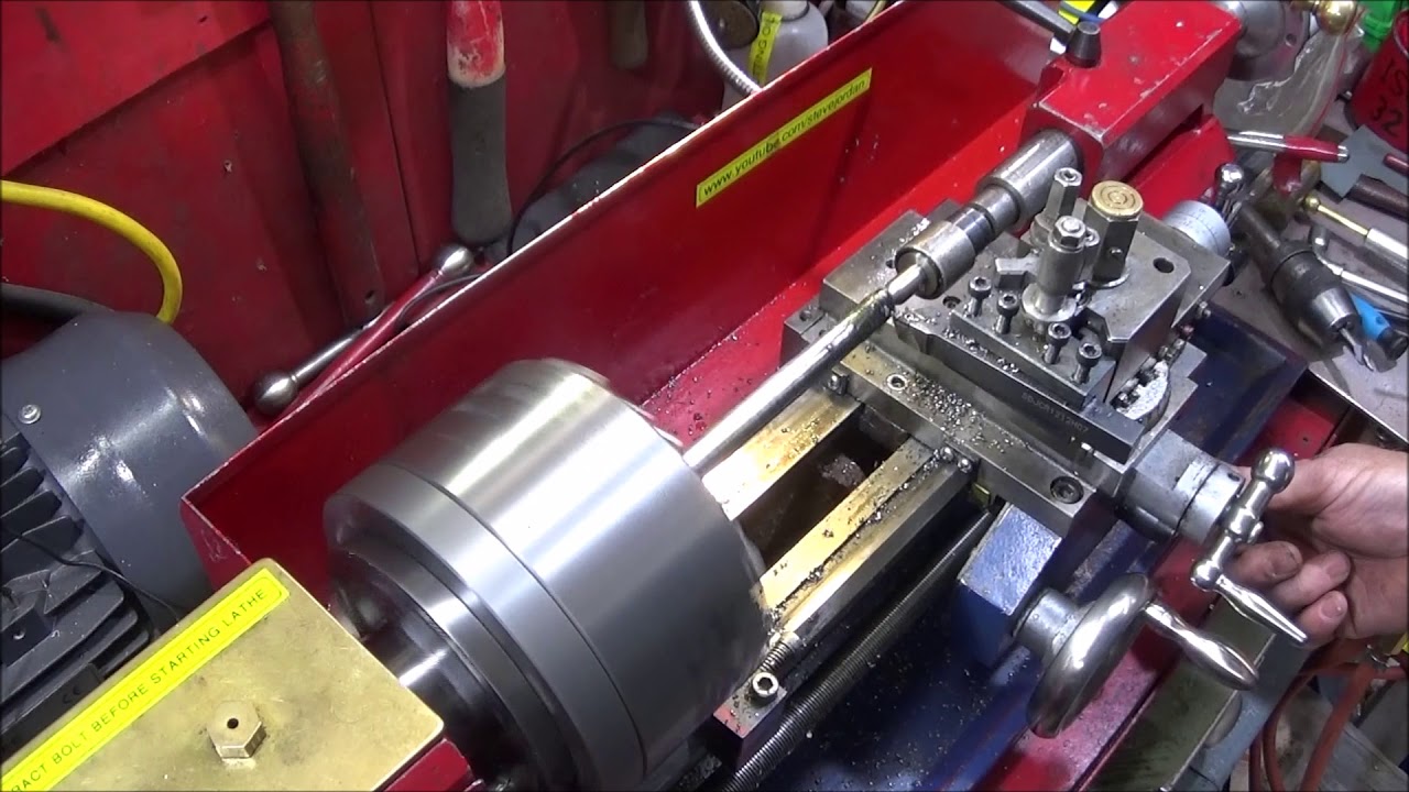 Using An Old Cold Chisel To Make A Drift Tool On The Mini Lathe - YouTube