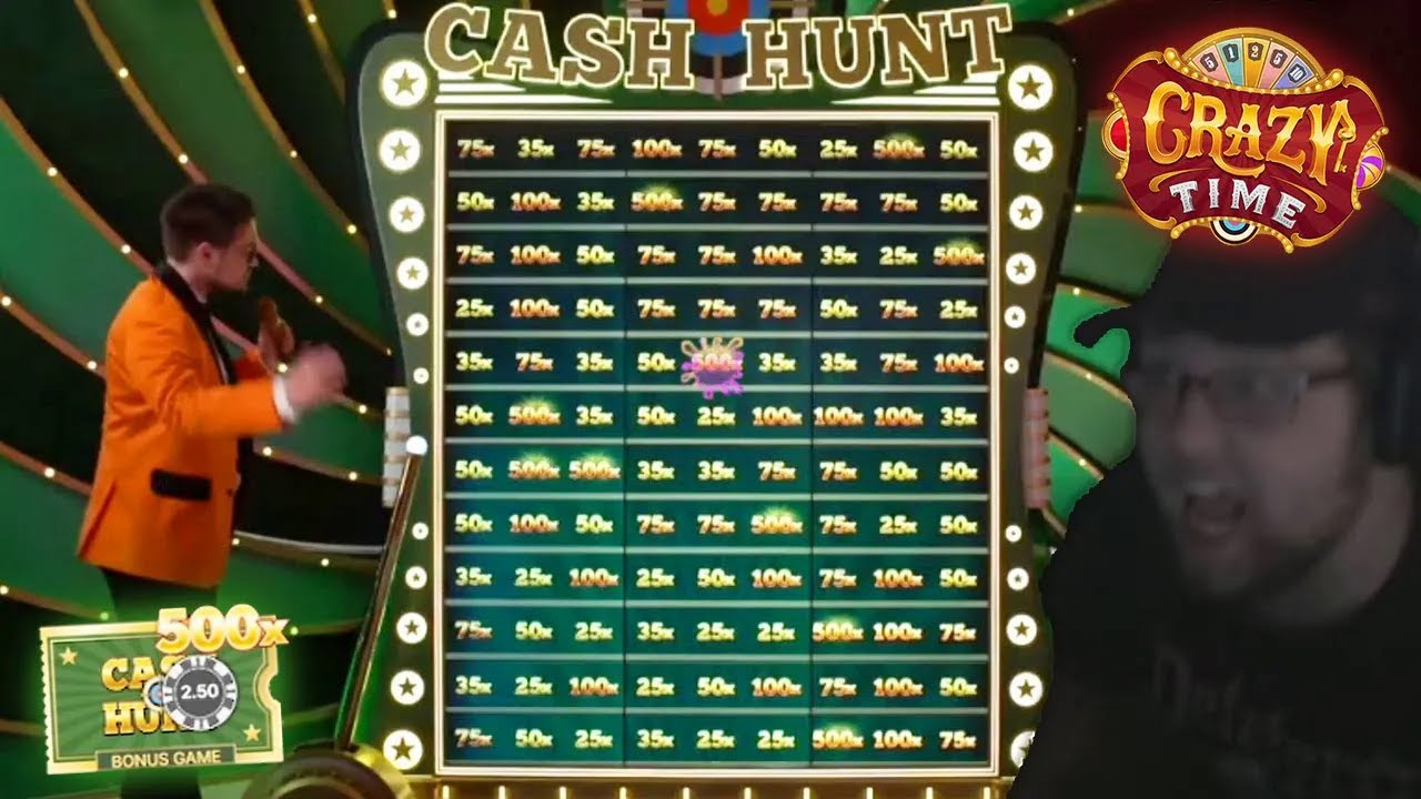 INSANE 500X CASH HUNT CRAZY TIME WIN ON LIVE STREAM! - YouTube