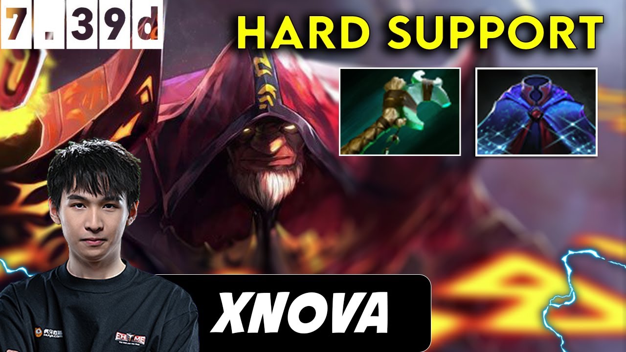 xNova Warlock Hard Support - The International TI14 Dota 2 Patch 7.39d Pro Pub Gameplay - YouTube