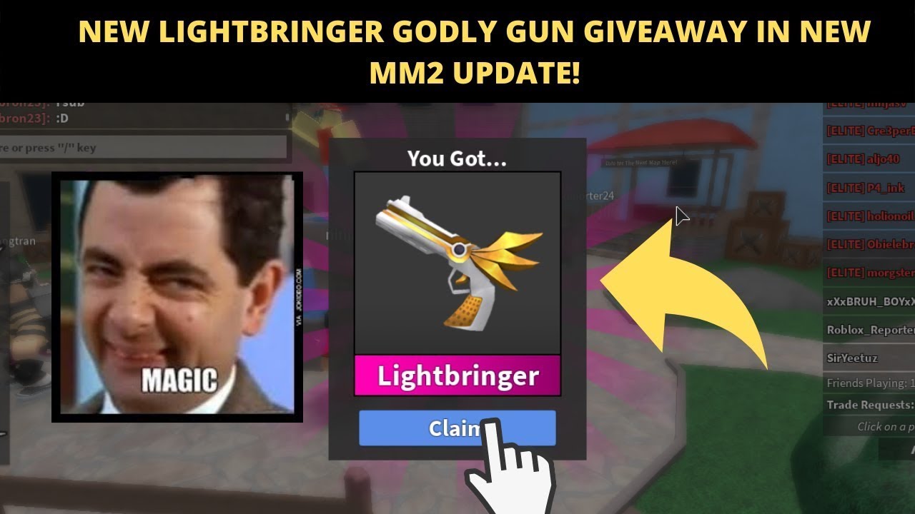 Roblox MM2 'LightBringer' GiveAway! At 150 Subscriber - YouTube
