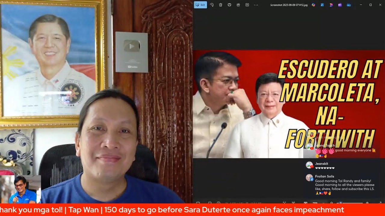 #rewind Chiz Escudero at Rodante Marcoleta, na-FORTHWITH tanggal sa ...