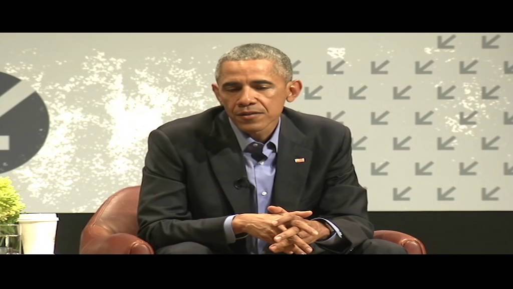 U.S President Obama addresses gaming, film and music geeks - YouTube