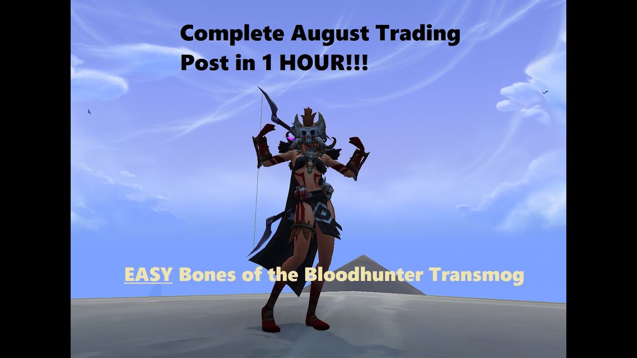Easiest tasks to unlock Bones of the Bloodhunter Transmog in 1 hour I ...