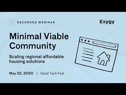 Building a Minimum Viable Community for Affordable Housing - YouTube