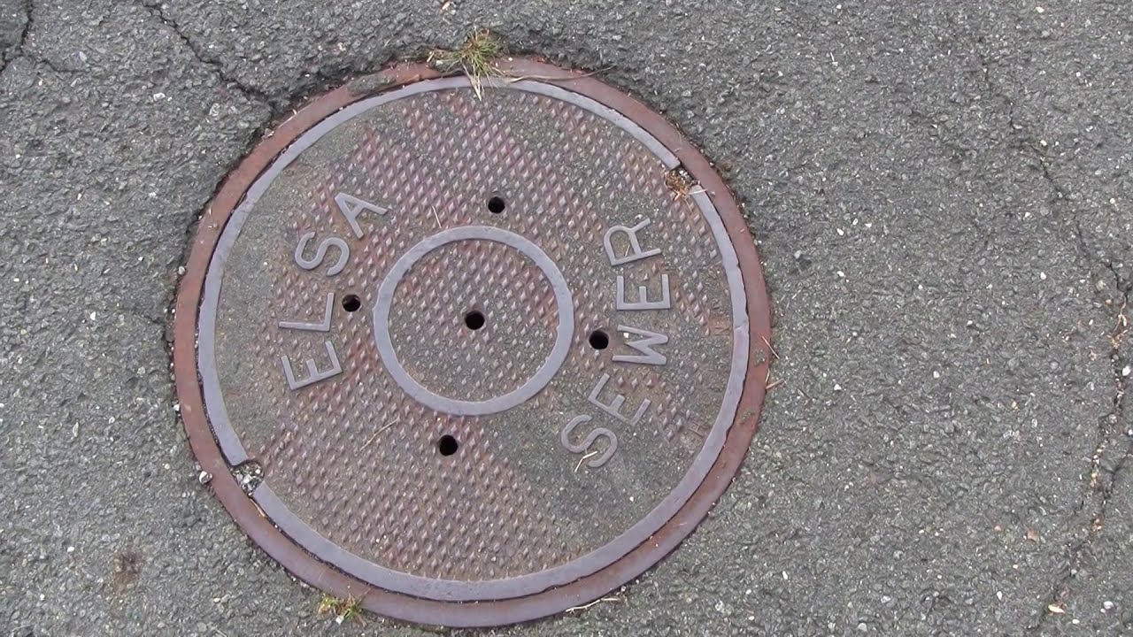 ELSA Vintage Sanitary Sewer Interceptor Five Hole Vent Cast Iron Forged ...