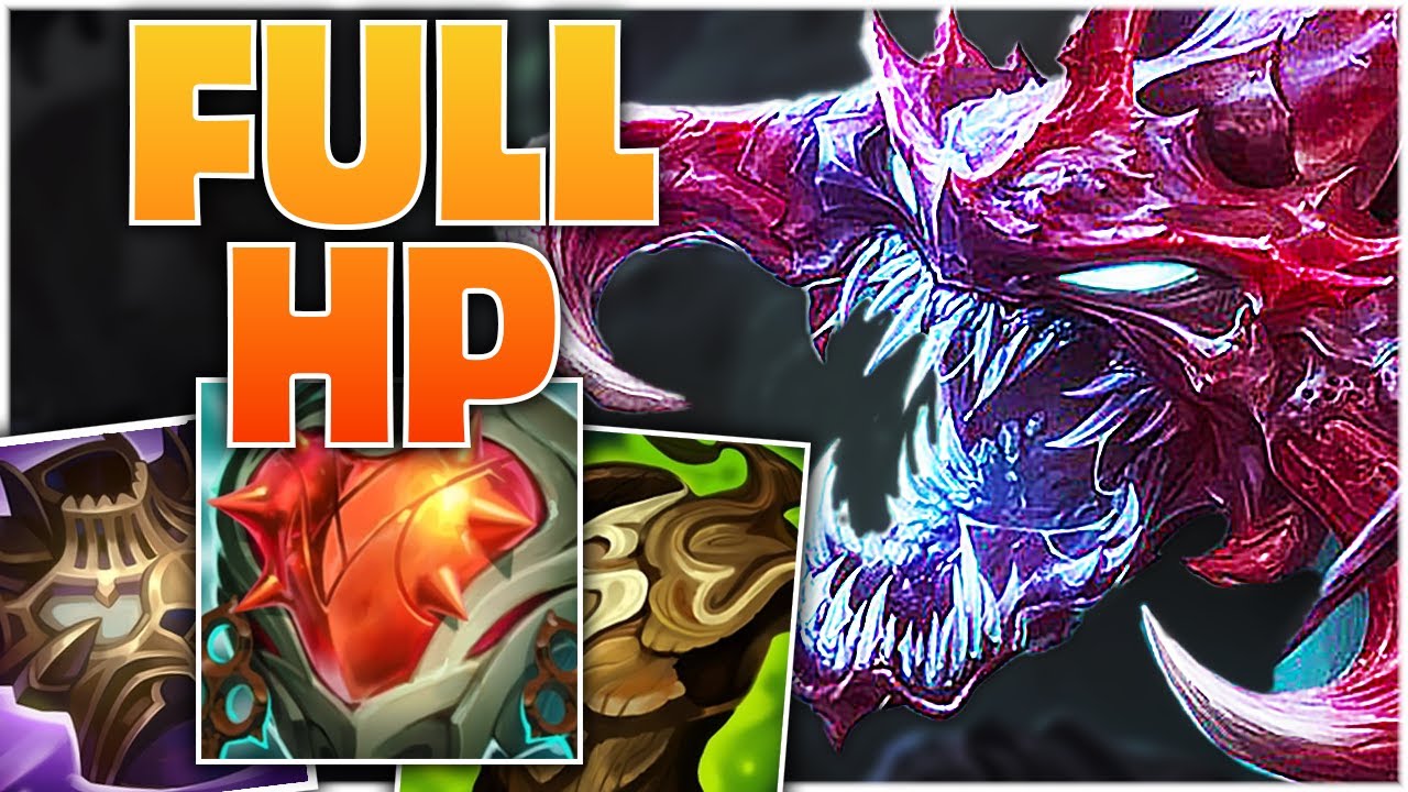 Full HP ChoGath Top Lane | Heartsteel, Warmogs Armor, Overlords ...
