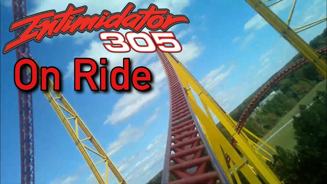 Intimidator 305 at Kings Dominion On-Ride POV Front & Back Rows (No ...