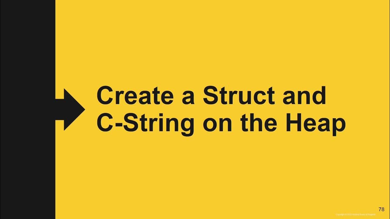 2.5.2d malloc struct and struct field - YouTube