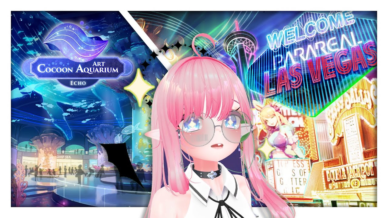 VRchat | Vket 2023 Las Vegas / Cocoon Art Aquarium - YouTube