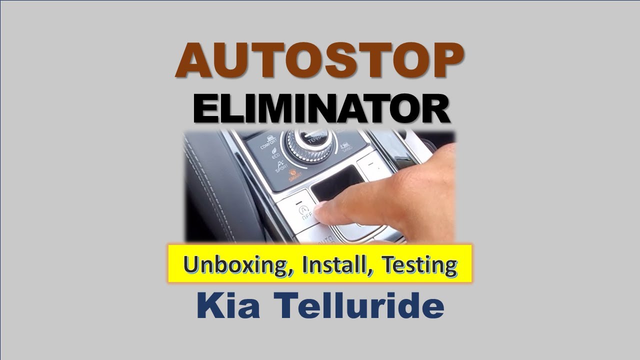 Autostop Eliminator for Kia Telluride - YouTube