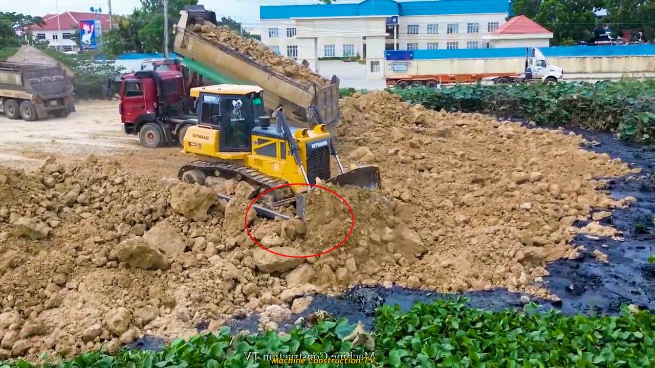 EP 5 Best Fantastic Activity Bulldozer SHANTUI Pushing Soil Stone ep-5-best-fantastic-activity-bulldozer-shantui-pushing-soil-stone