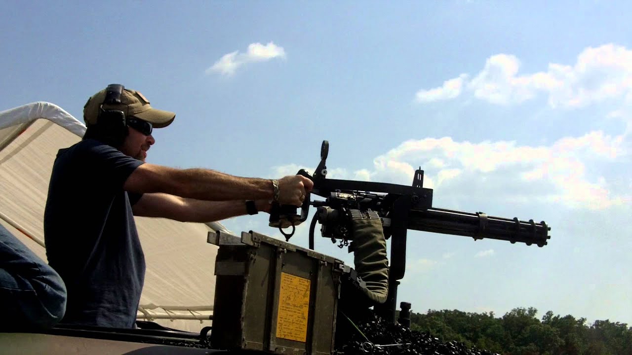 Degroat M134 Minigun - 500rd Burst - YouTube