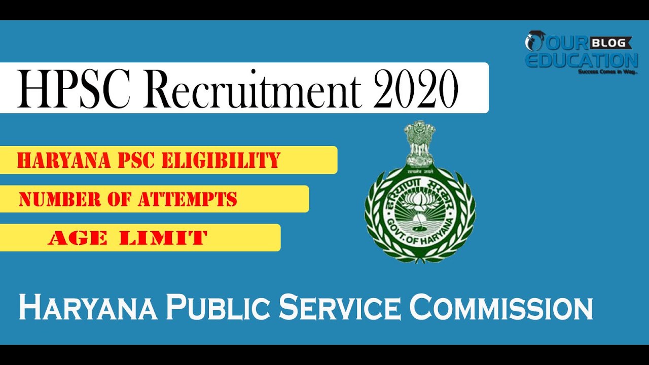 Haryana Civil Services 2020 (HCS Examination) Full details - YouTube