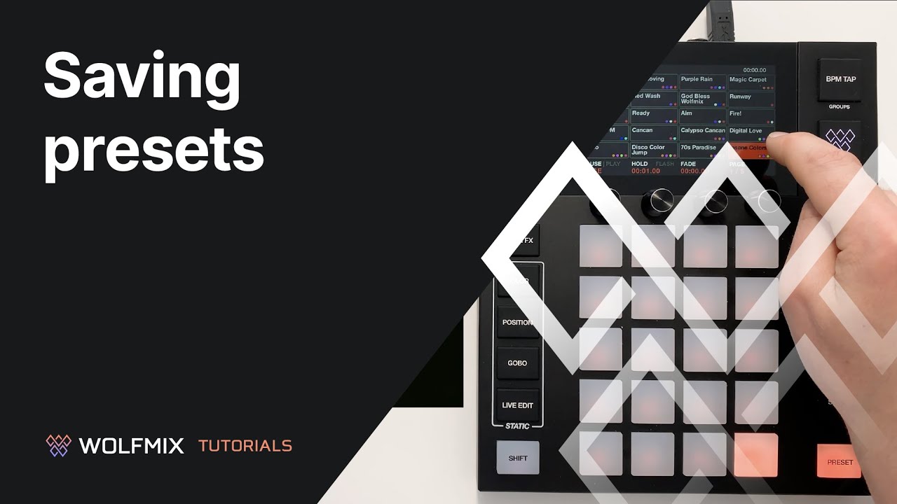 Saving presets - YouTube