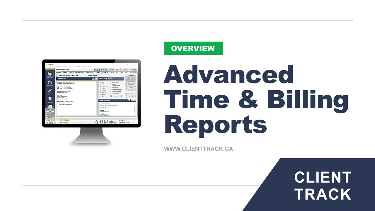 Client Track - ADVANCED TIME & BILLING REPORTS - YouTube