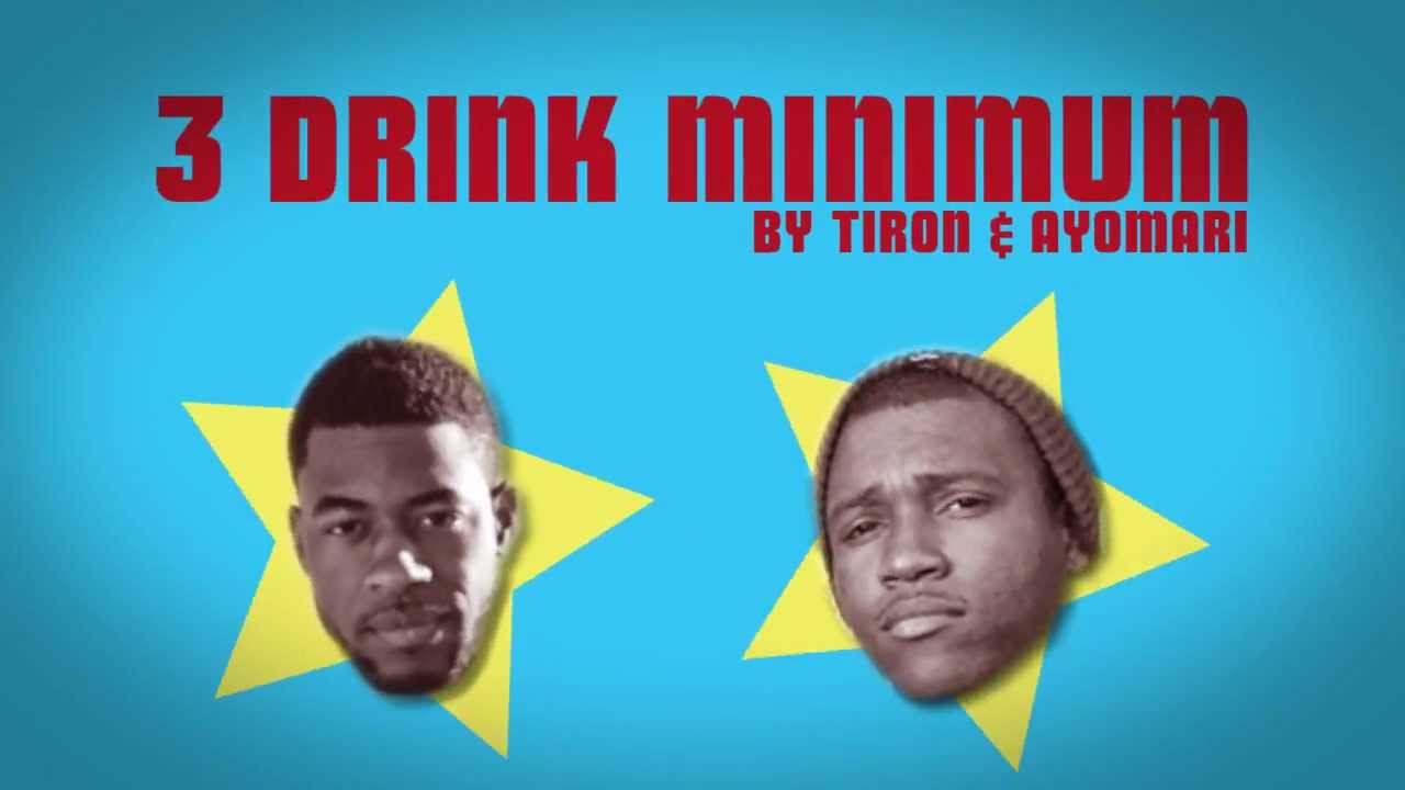 TiRon & Ayomari - 3 Drink Minimum Promo Typography by Kevin Barnhart ...