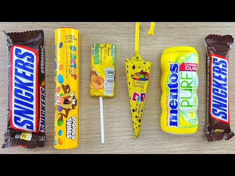 Cone Candy & Snickers Bars | Textured Treat 🍦🍫