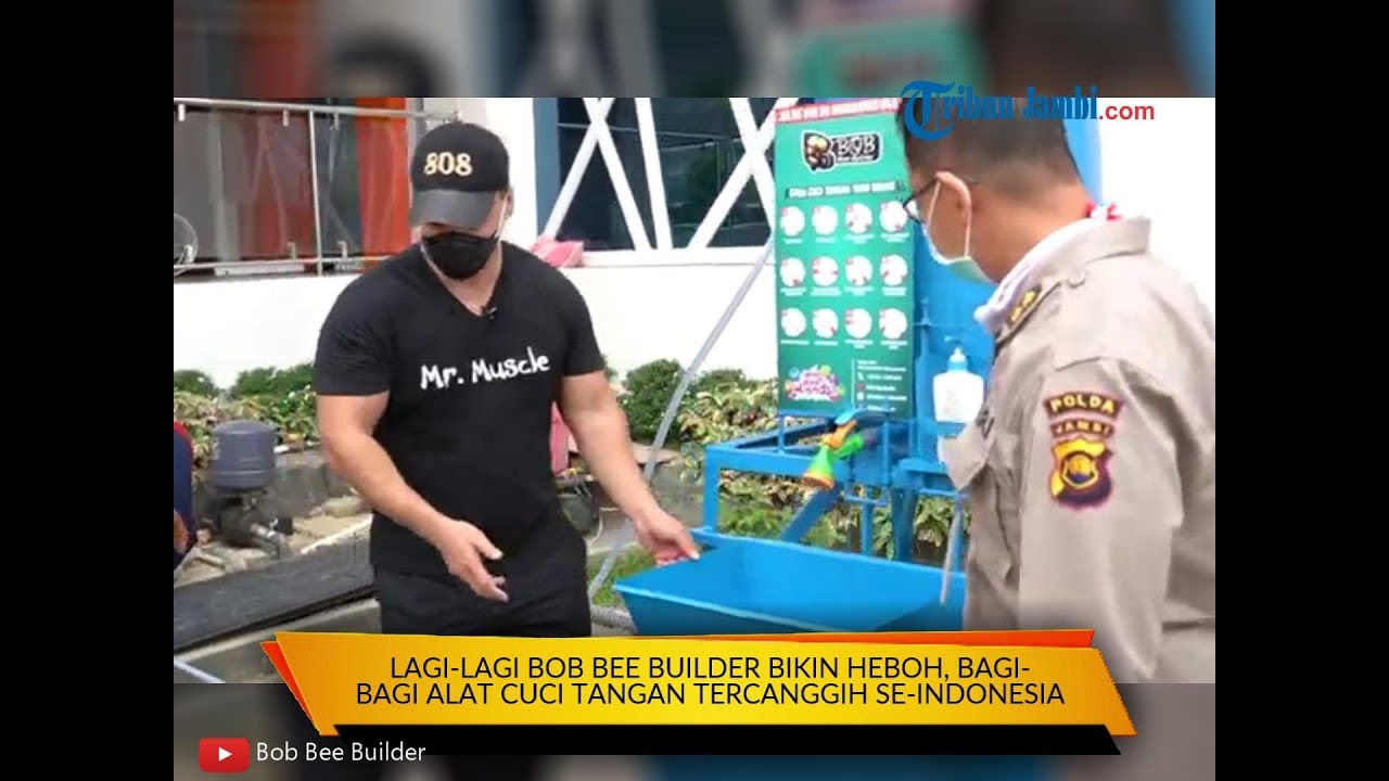 VIRAL BOB BEE BUILDER BAGI-BAGI WESTAFEL PORTABLE TERCANGGIH SE-INDONESIA - YouTube