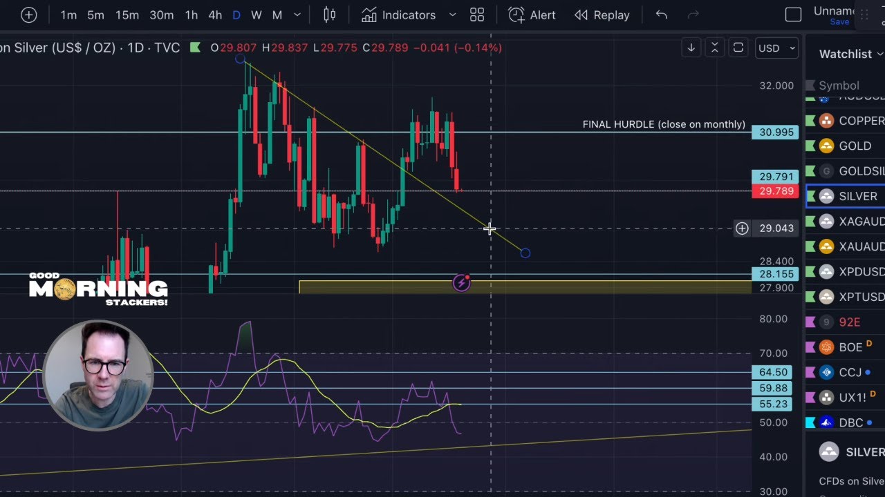 Silver Price FAKE OUT or BREAK DOWN? - GOOD MORNING STACKERS! (19/7/24) - YouTube