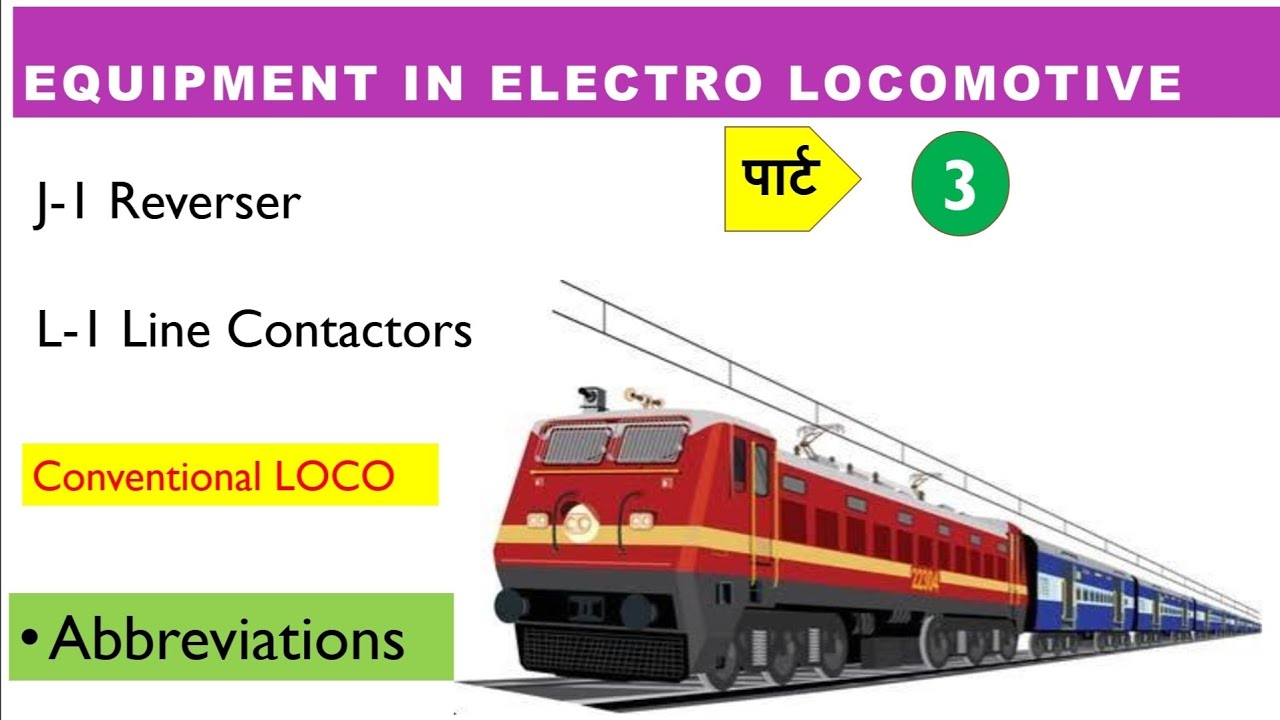 Class-3 || Conventional Loco Abbreviations || Electric Locomotive ...