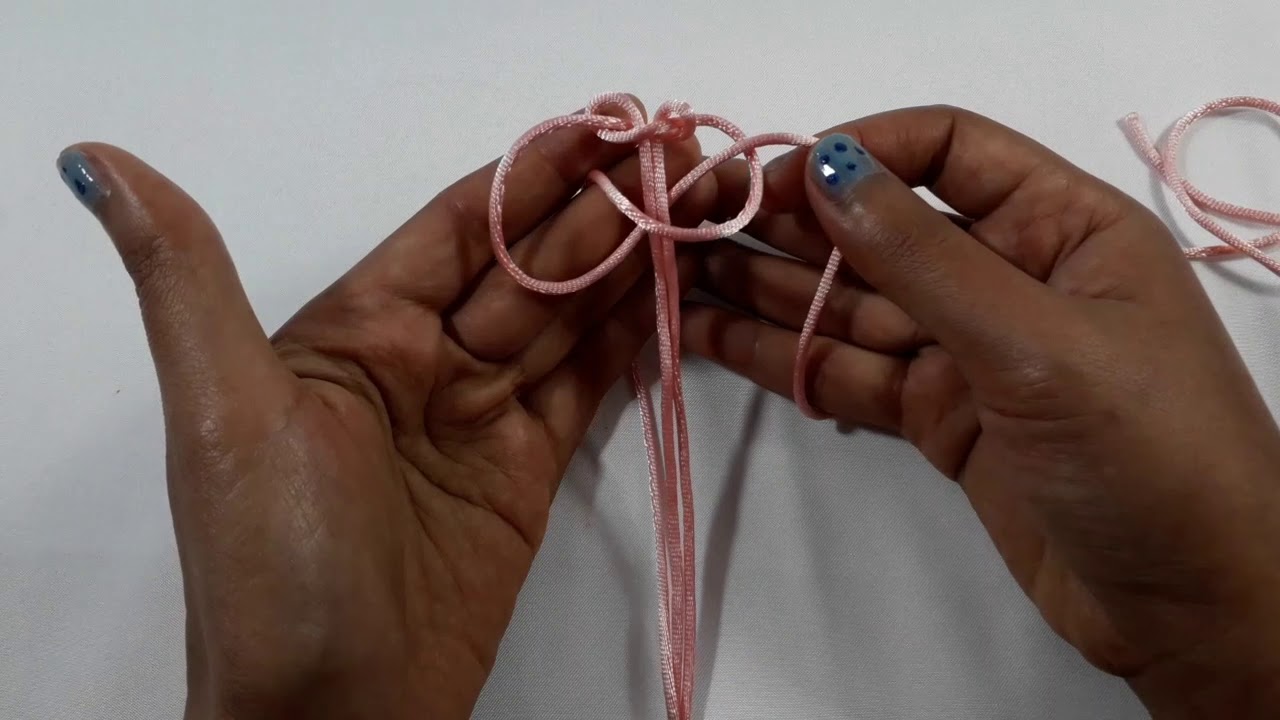 Tutorial How to Make Macrame Basic for Beginner | Cara Membuat Kepala ...