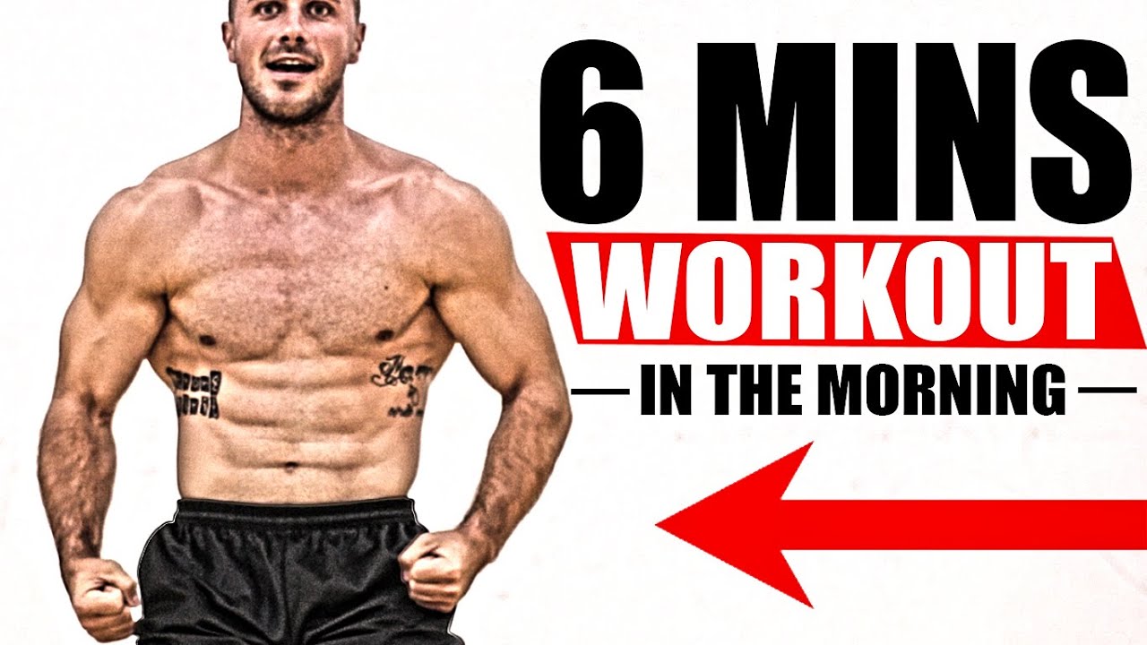 6 MIN MORNING WORKOUT (NO EQUIPMENT BODYWEIGHT WORKOUT) - YouTube