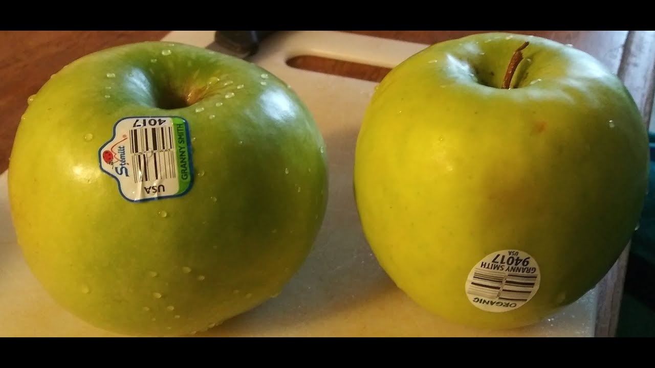 Granny Smith Apples (Regular vs Organic) Comparison & Review - YouTube