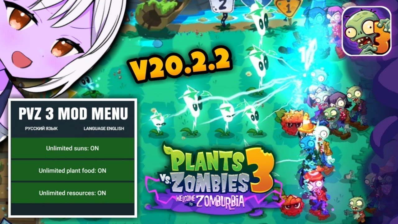 Plants vs Zombies 3 MOD MENU - Android APK Download - YouTube