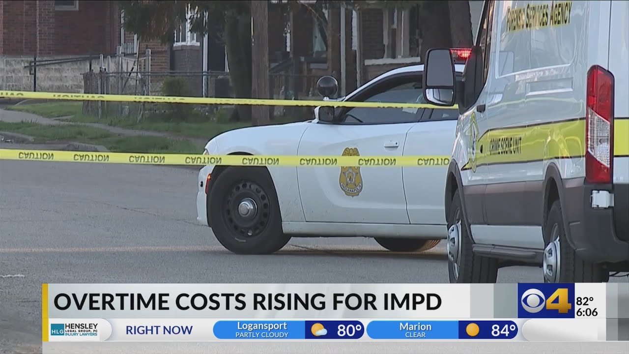 IMPD overtime costs grow as officer ranks shrink - YouTube