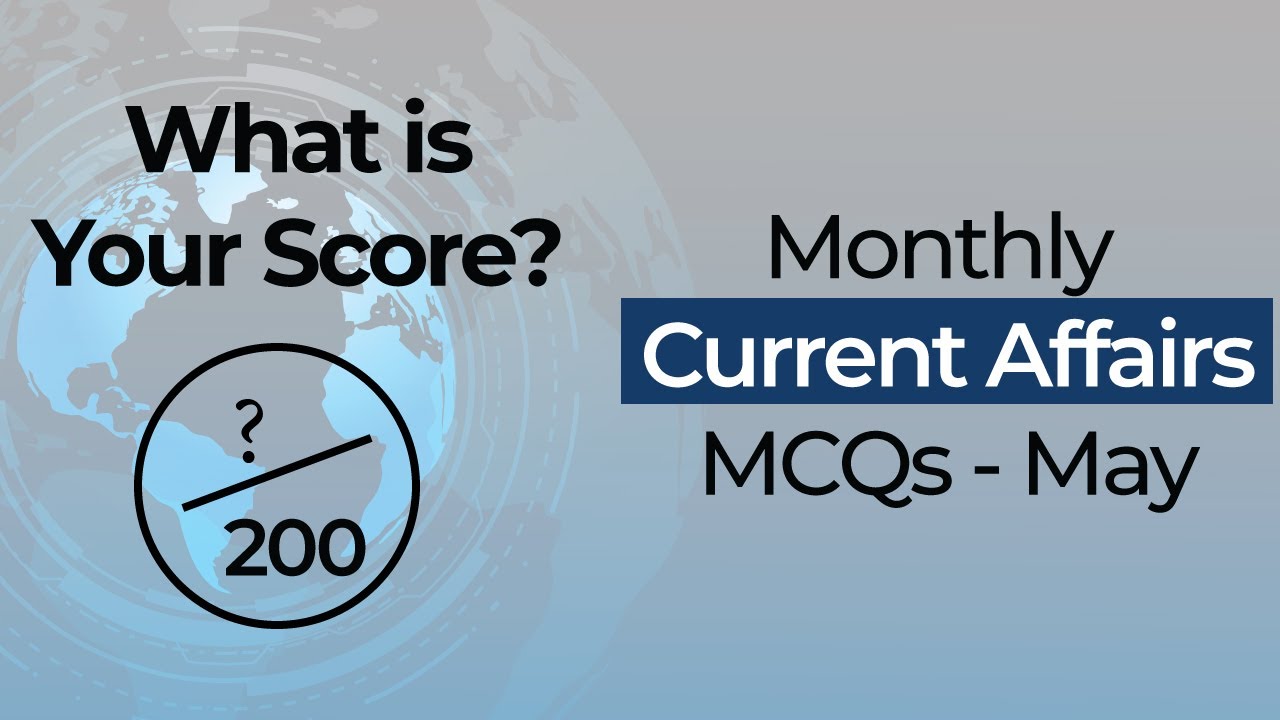 GK Quiz of May 2019 | Monthly Current Affairs | TalentSprint - YouTube