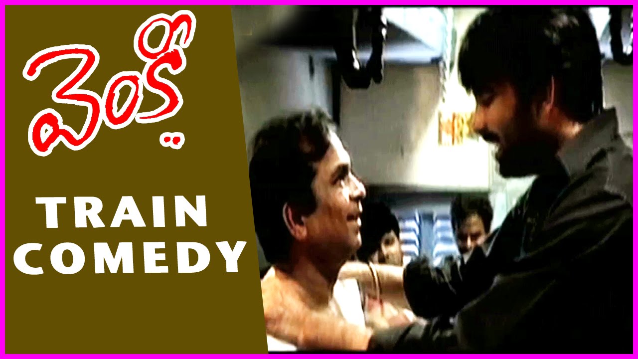 Venky Train Comedy Scene || Back 2 Back Comedy - Brahmanandam,Raviteja ...