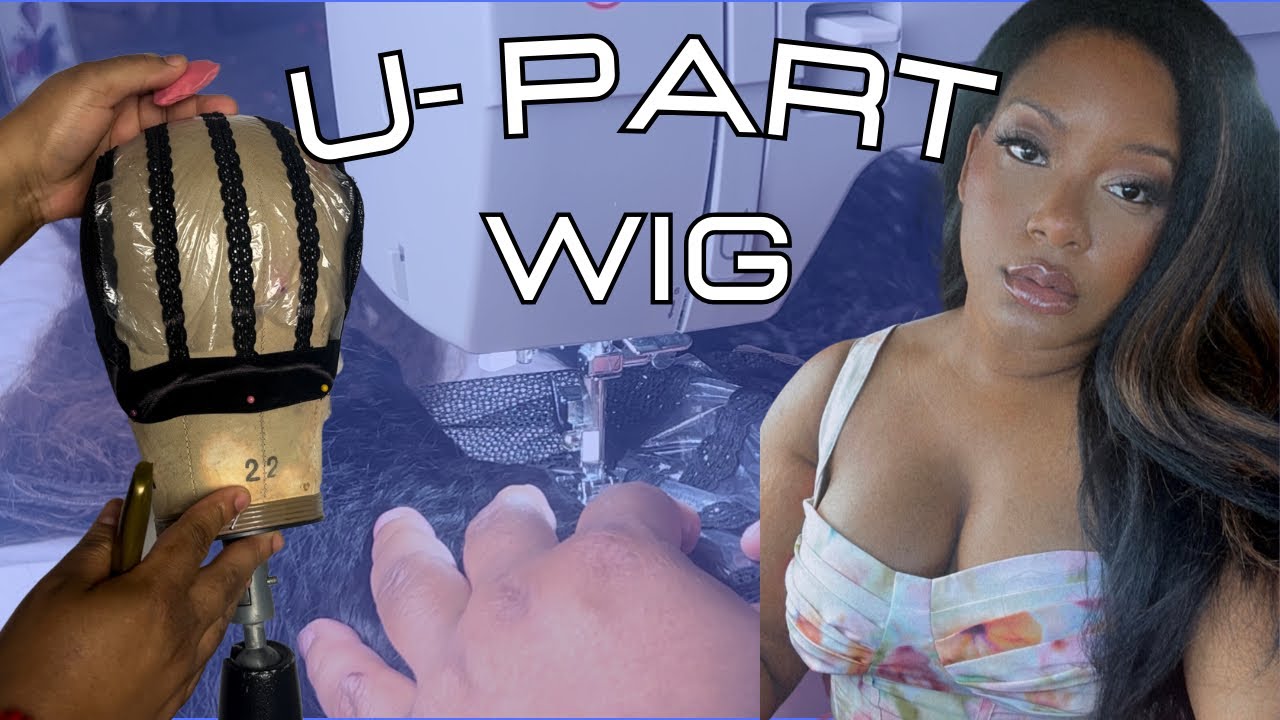 STEP BY STEP | U-PART Wig On a Sewing Machine | Easy Wig Making Tutorial | BEGINNER Friendly ...