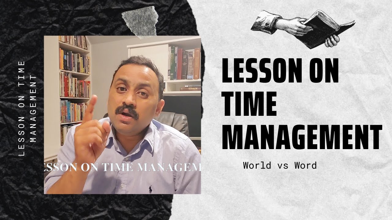 LESSON ON TIME MANAGEMENT - YouTube